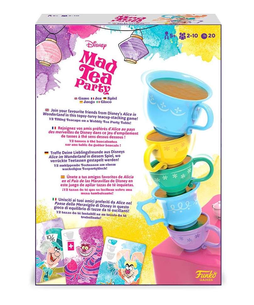 Disney board game " Alice In Wonderland Mad Tea Party Signature Games ...