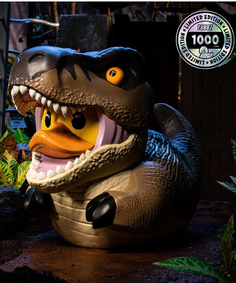 TUBBZ Cosplay Duck Collectible " Jurassic Park T-Rex Giant TUBBZ XL ...