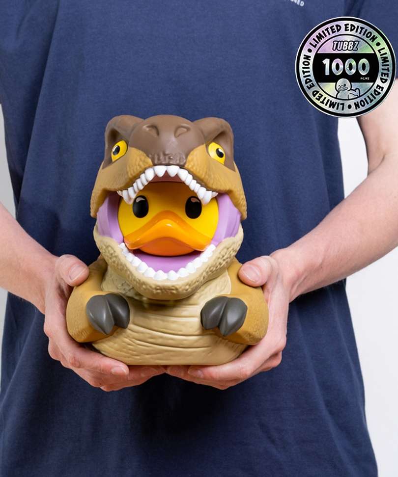 TUBBZ Cosplay Duck Collectible " Jurassic Park T-Rex Giant TUBBZ XL ...
